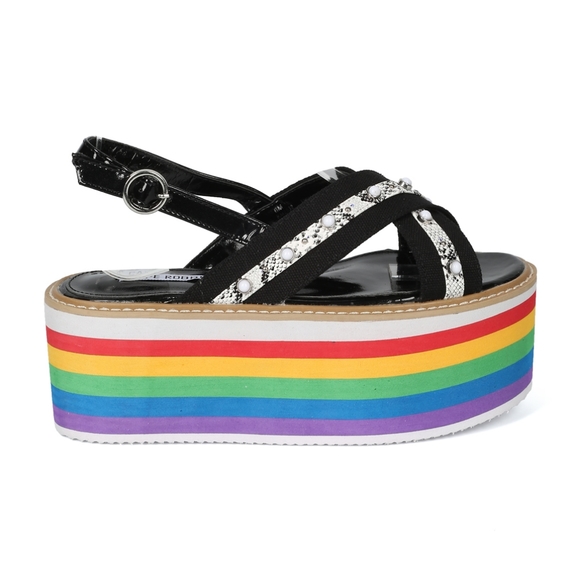 Cape Robbin | Shoes | Womens Cape Ribbon Platform Sandals | Poshmark